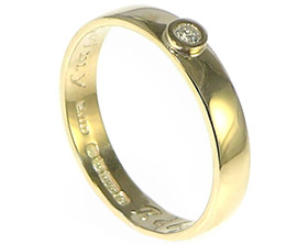 Tracy redesigned her wedding and engagement rings into one