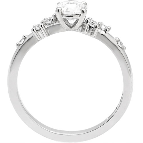 Diamond Scatter Set Engagement Ring