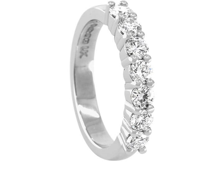 Rose Gold and Diamond Ring with Filigree Engraving