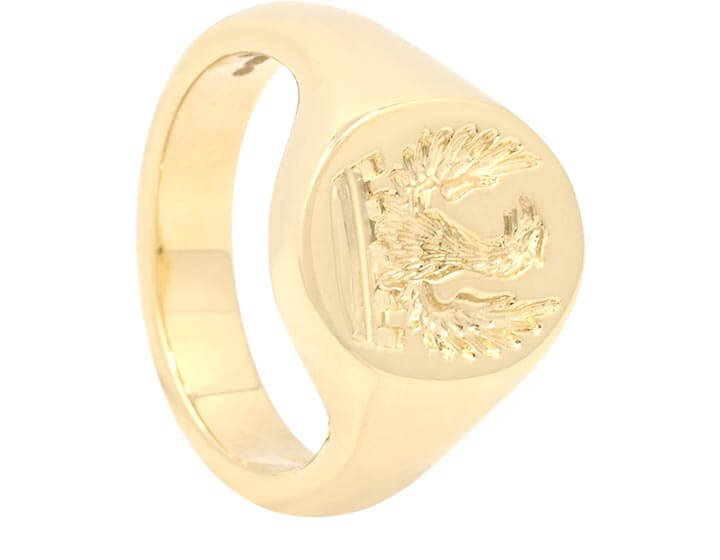 Family Crest Inspired Signet Ring