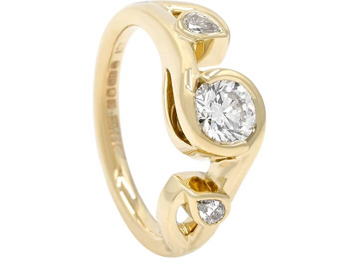 Negin's Botanic Inspired Engagement Ring