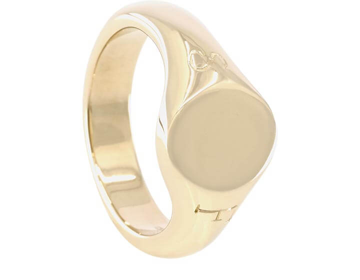 Ollie's Customised Signet Ring with Initial Engraving